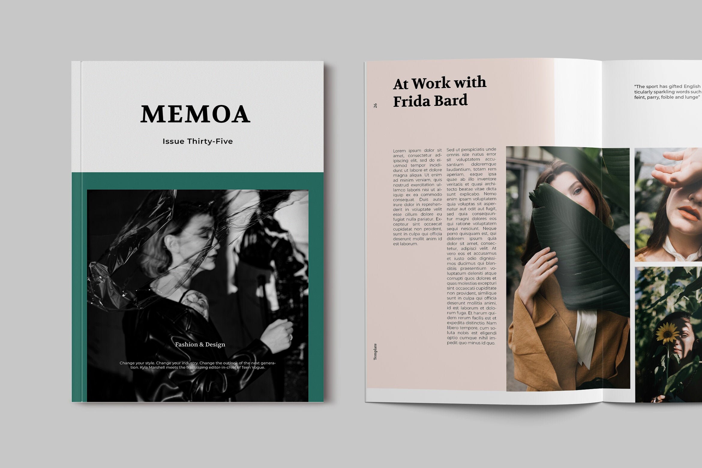Magazine Template - Photography Portfolio Template - Photography ...