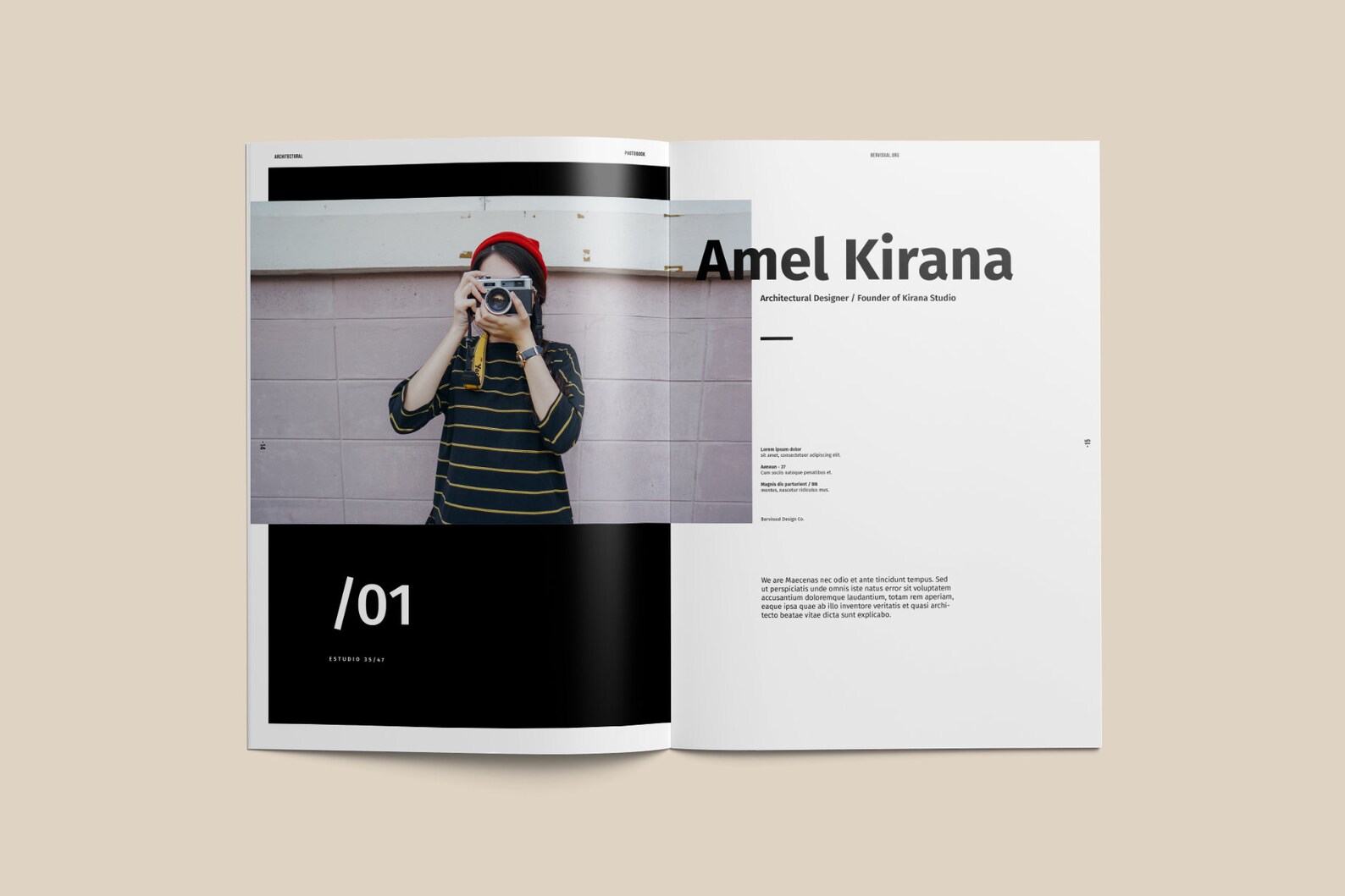 Architecture Photobook Template - Architecture Brochure - Architecture ...