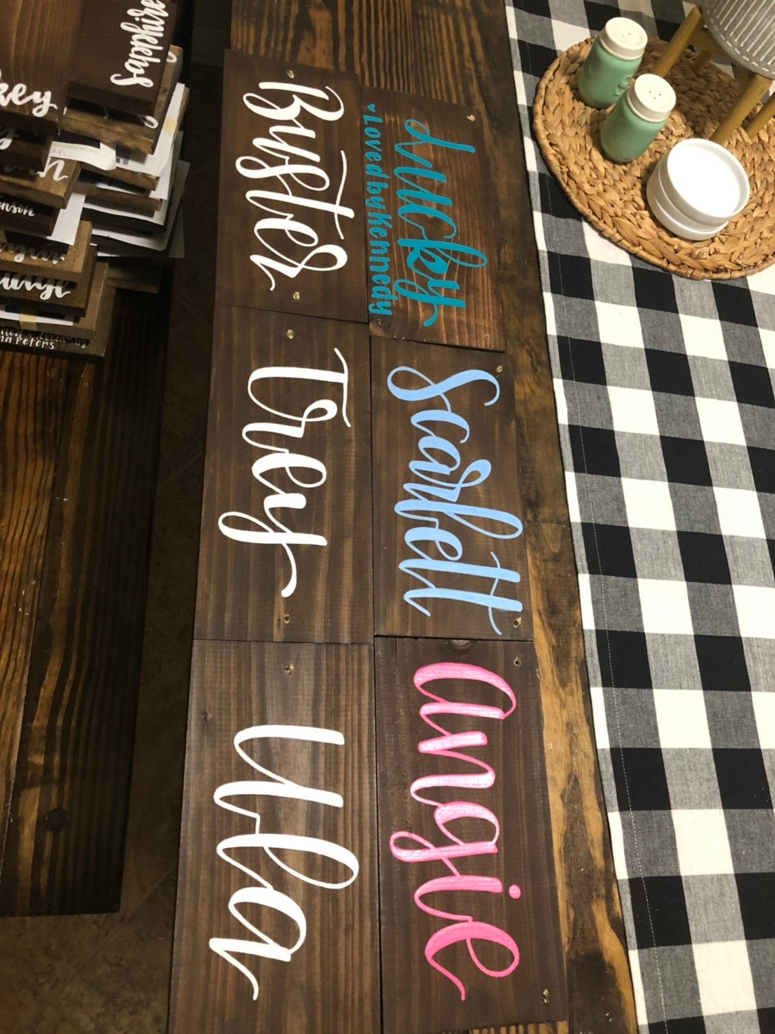 Custom Stall Signs - Etsy