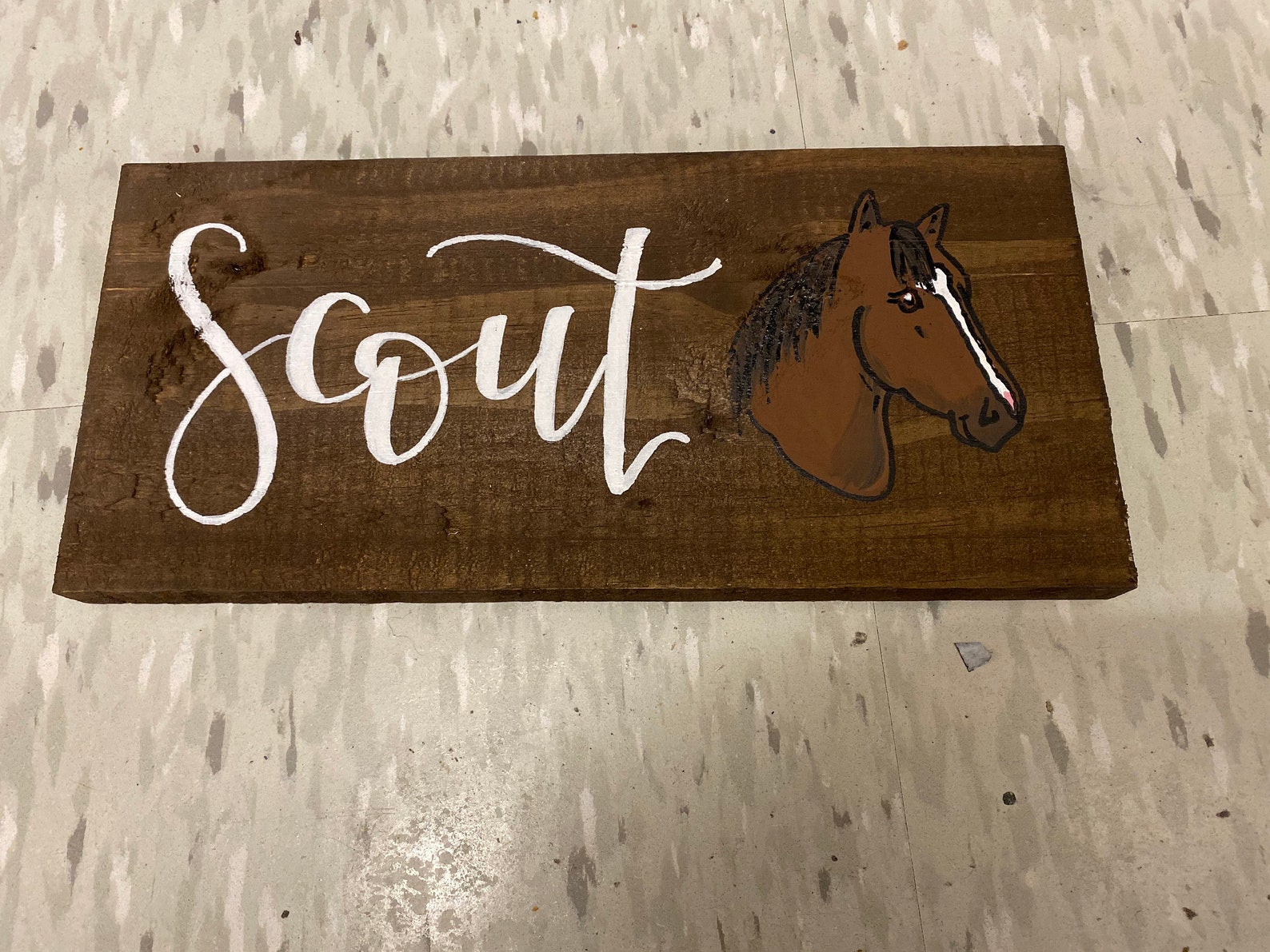 Horizontal Stall Sign - Etsy