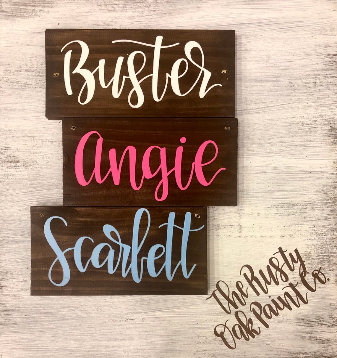 Custom Stall Signs - Etsy