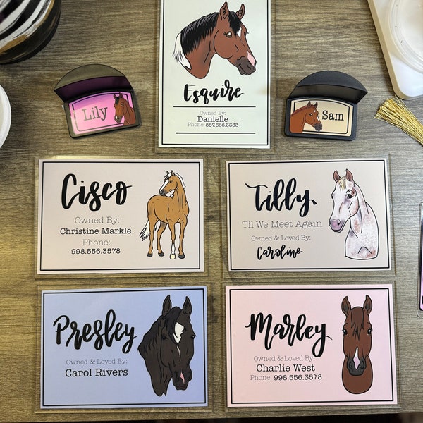 Horse Stall Signs - Etsy