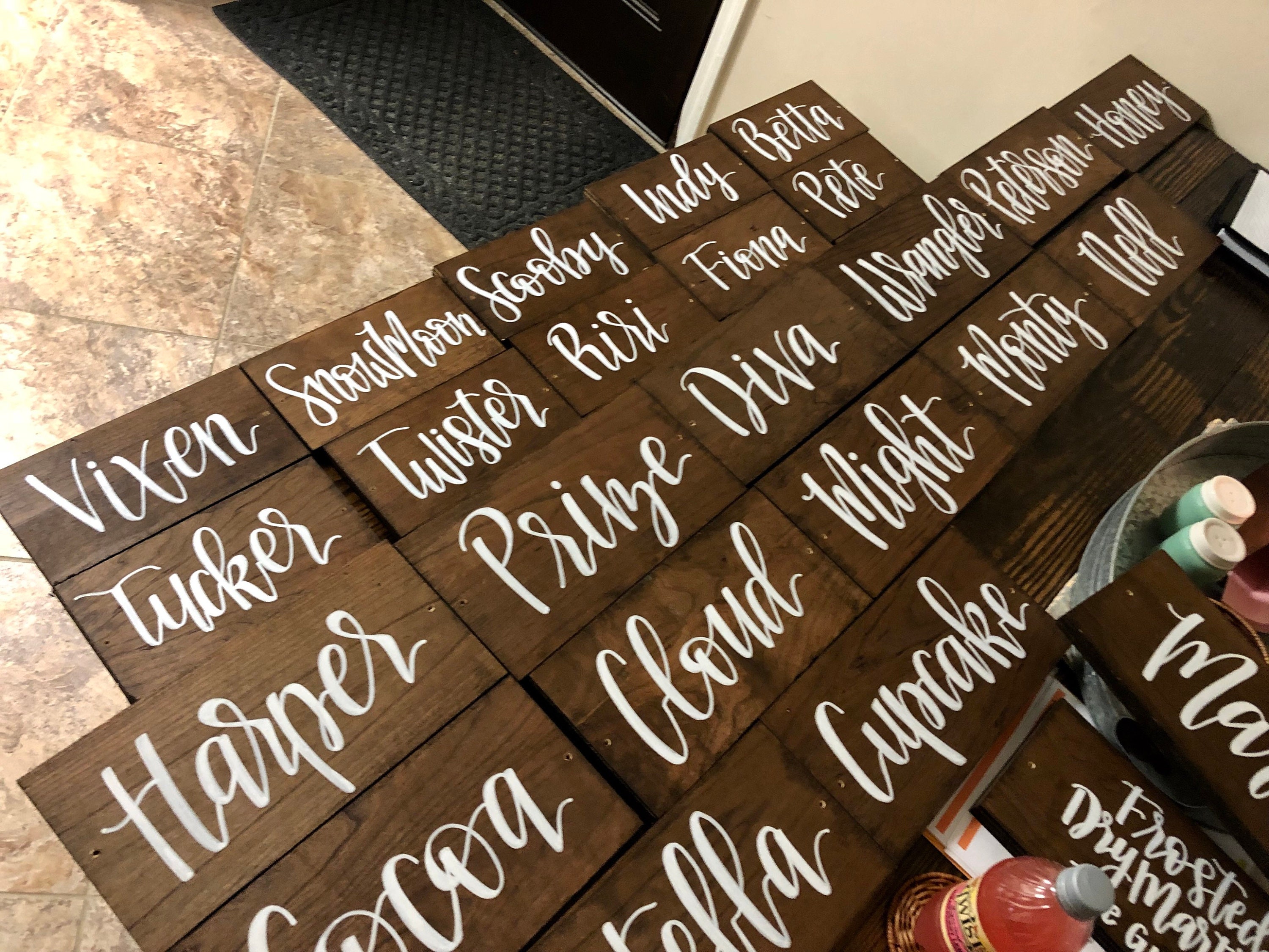 Custom Stall Signs - Etsy