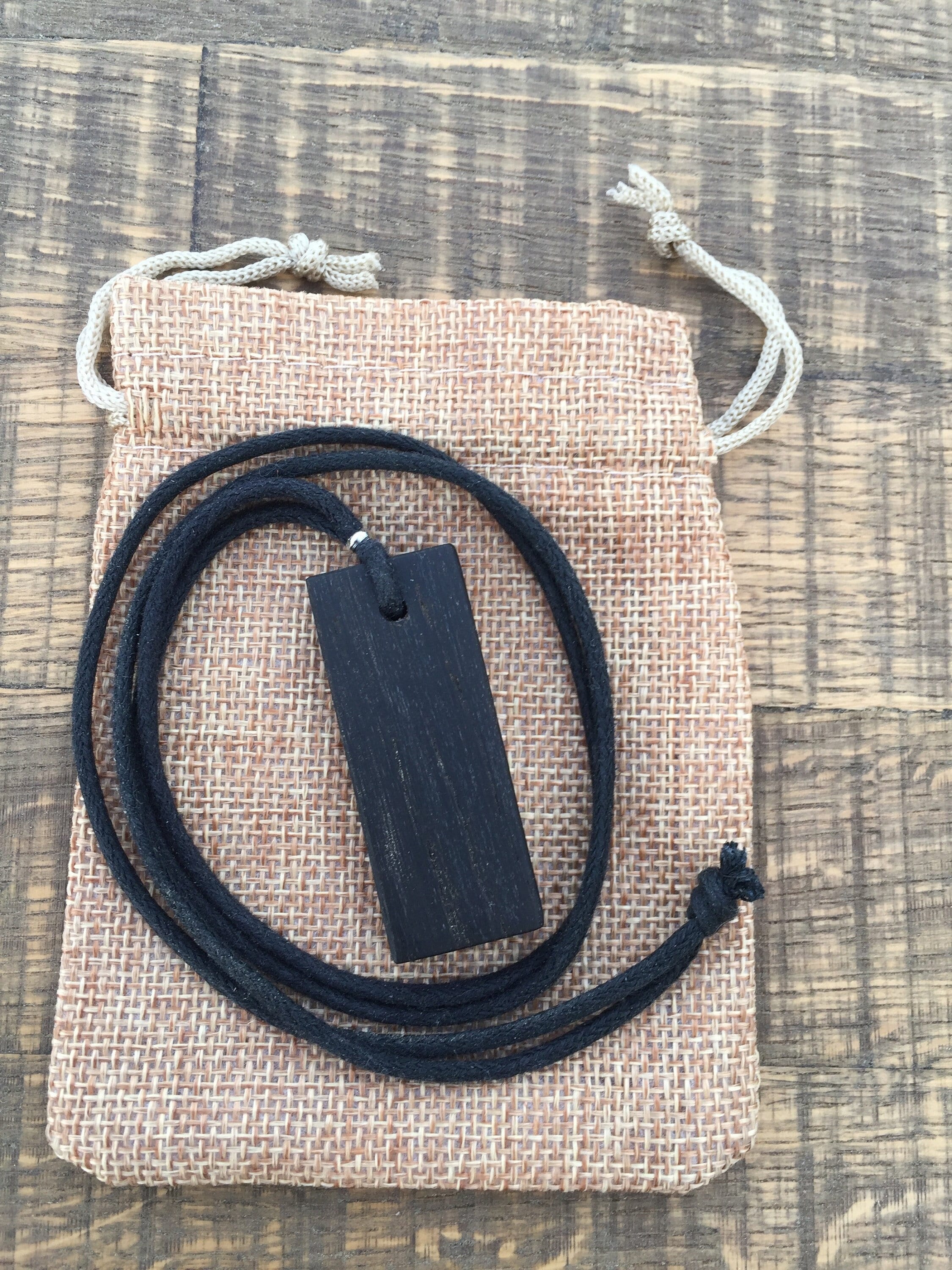 7000 Year Old Irish Bog Oak Necklace,handcrafted Celtic Bogoak Wooden ...
