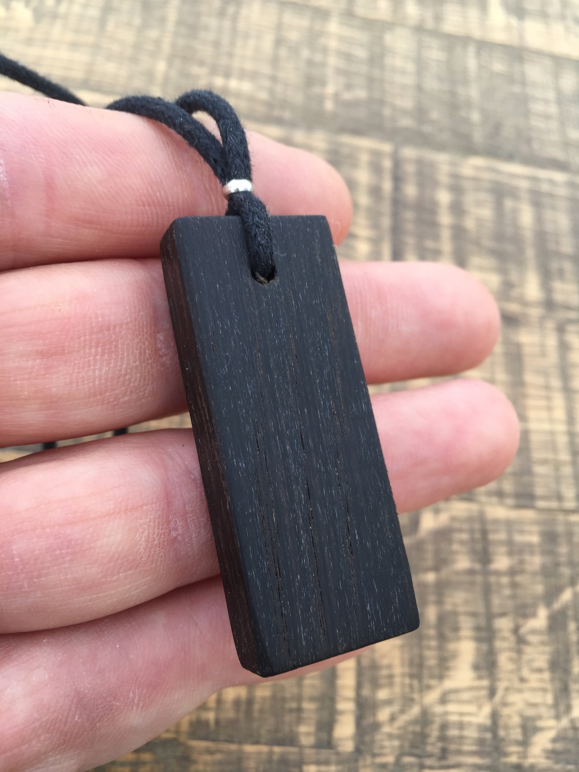 7000 Year Old Irish Bog Oak Necklace,handcrafted Celtic Bogoak Wooden ...