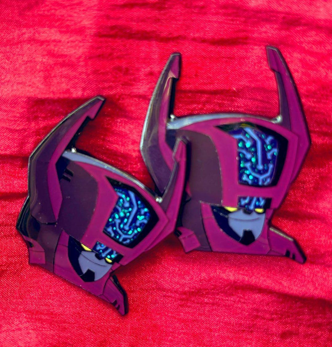 Transformers Animated Headmaster Enamel Pin by Voiceover Artist ...