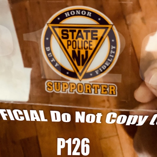 Police State Nj Stickers - Etsy