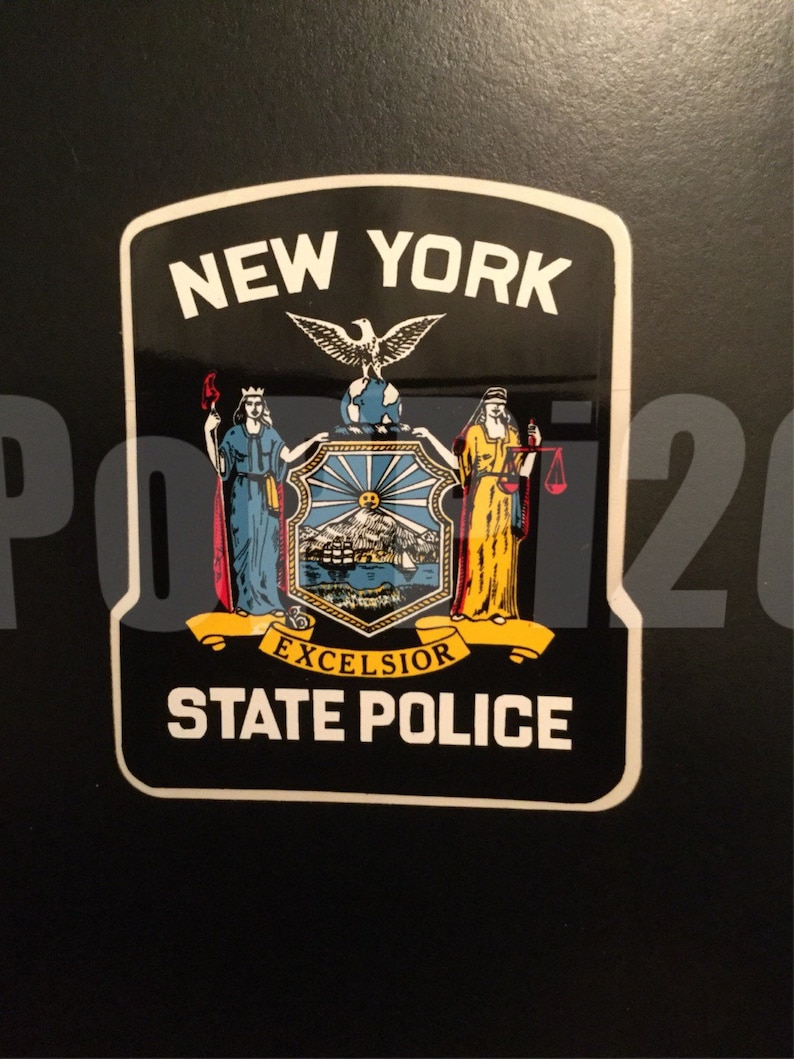 NYS NY (1) New York State Police “outside” Decal Sticker (other Decal ...