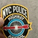 NYS NY City of New York Highway Patrol Police (1) Inside Window Faces ...