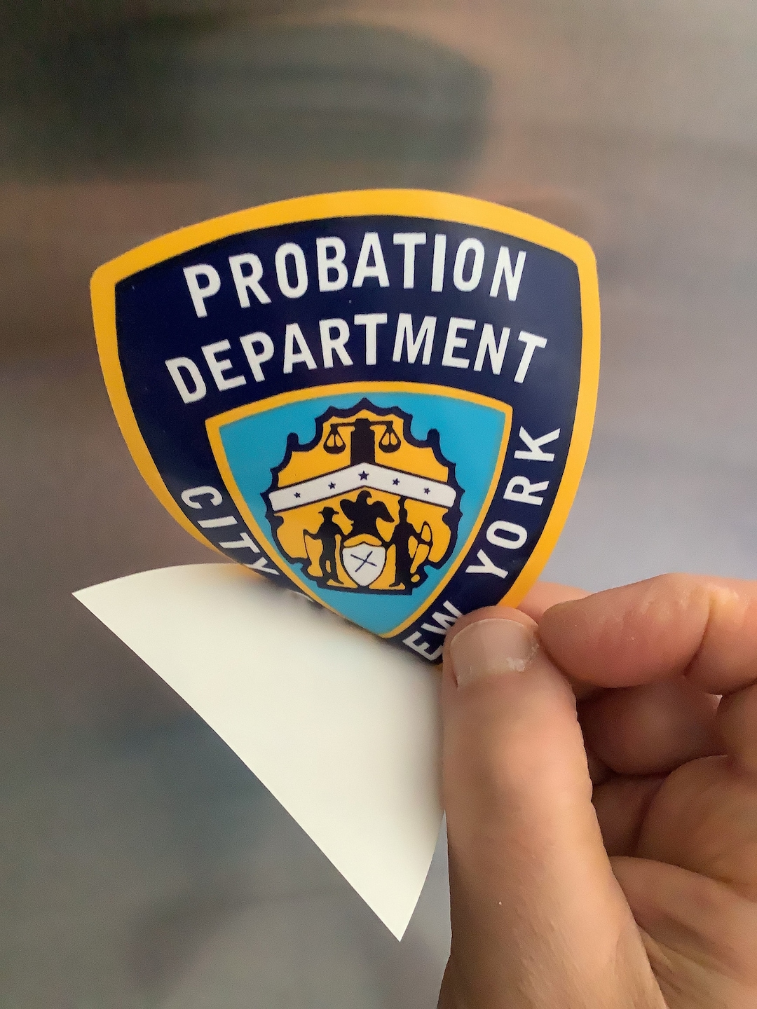 NYC NY Probation Department (1) (inside Window Faces Outside) Official ...