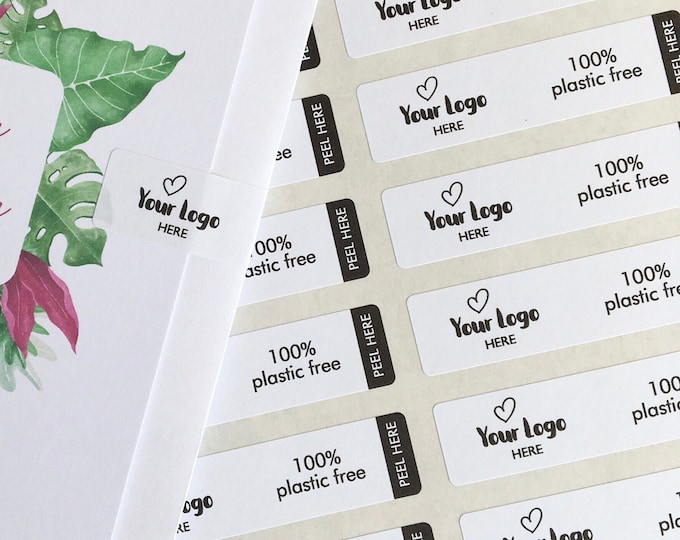 Eco Friendly Card Clasp Stickers / Low Tack Card Catch Labels ...
