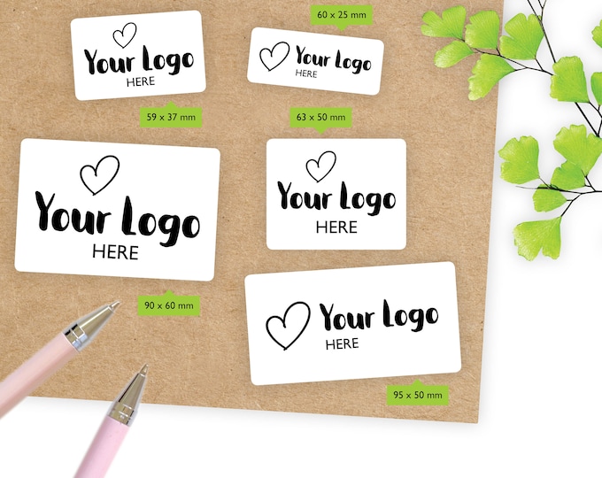 Custom Personalised Business Logo, Rectangular, Rectangle, Square ...