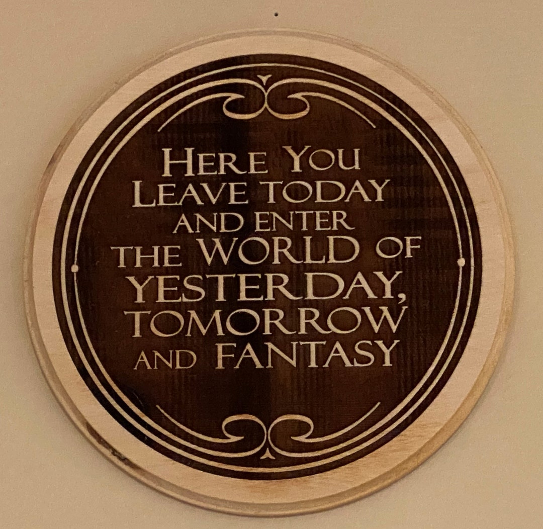 Magic Kingdom Welcome Sign (dark Background) - Etsy