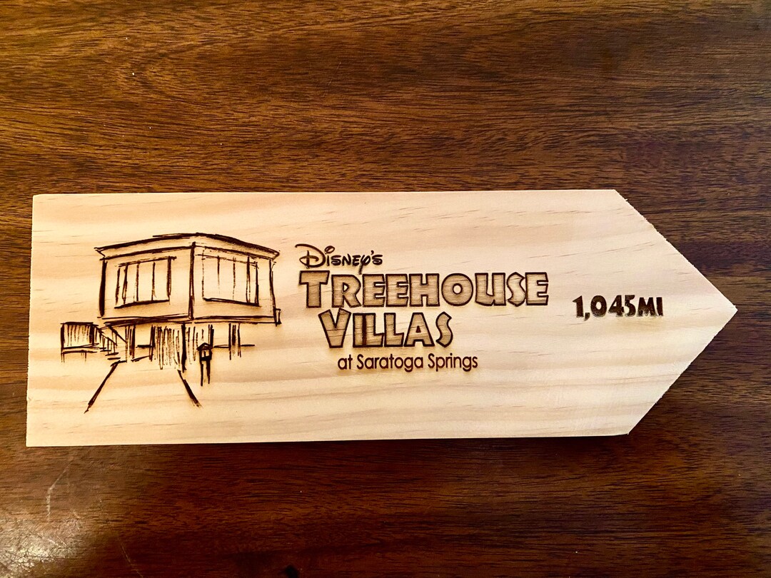 Custom Sign From YOUR Home to the Disney Treehouse Villas. Specify in ...