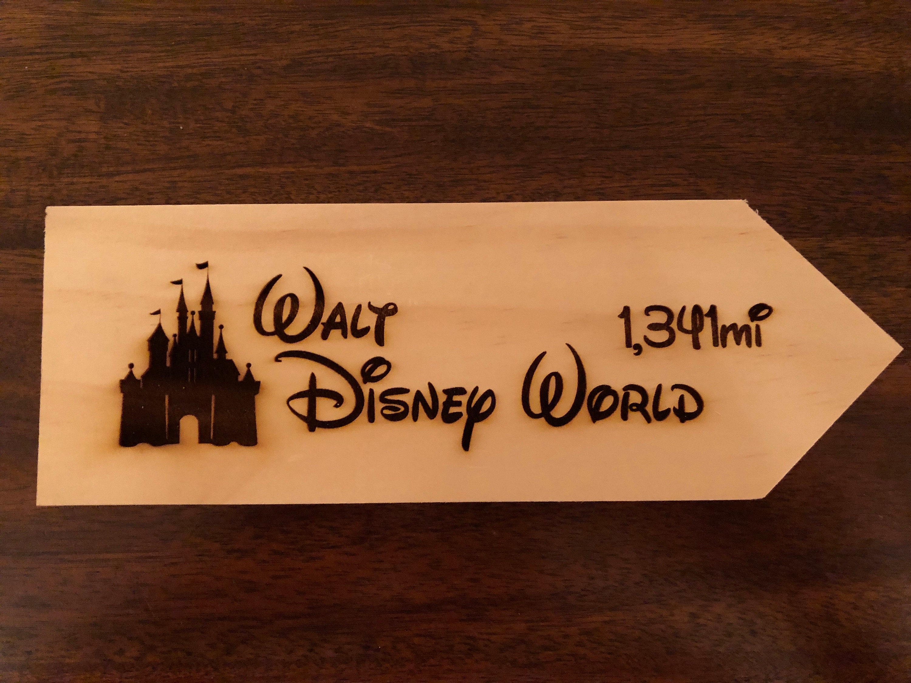 Custom Sign to Walt Disney World | Etsy