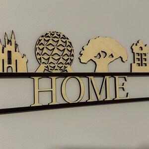 Laser Cut Birch Sign Celebrating the Four WDW Parks - Etsy