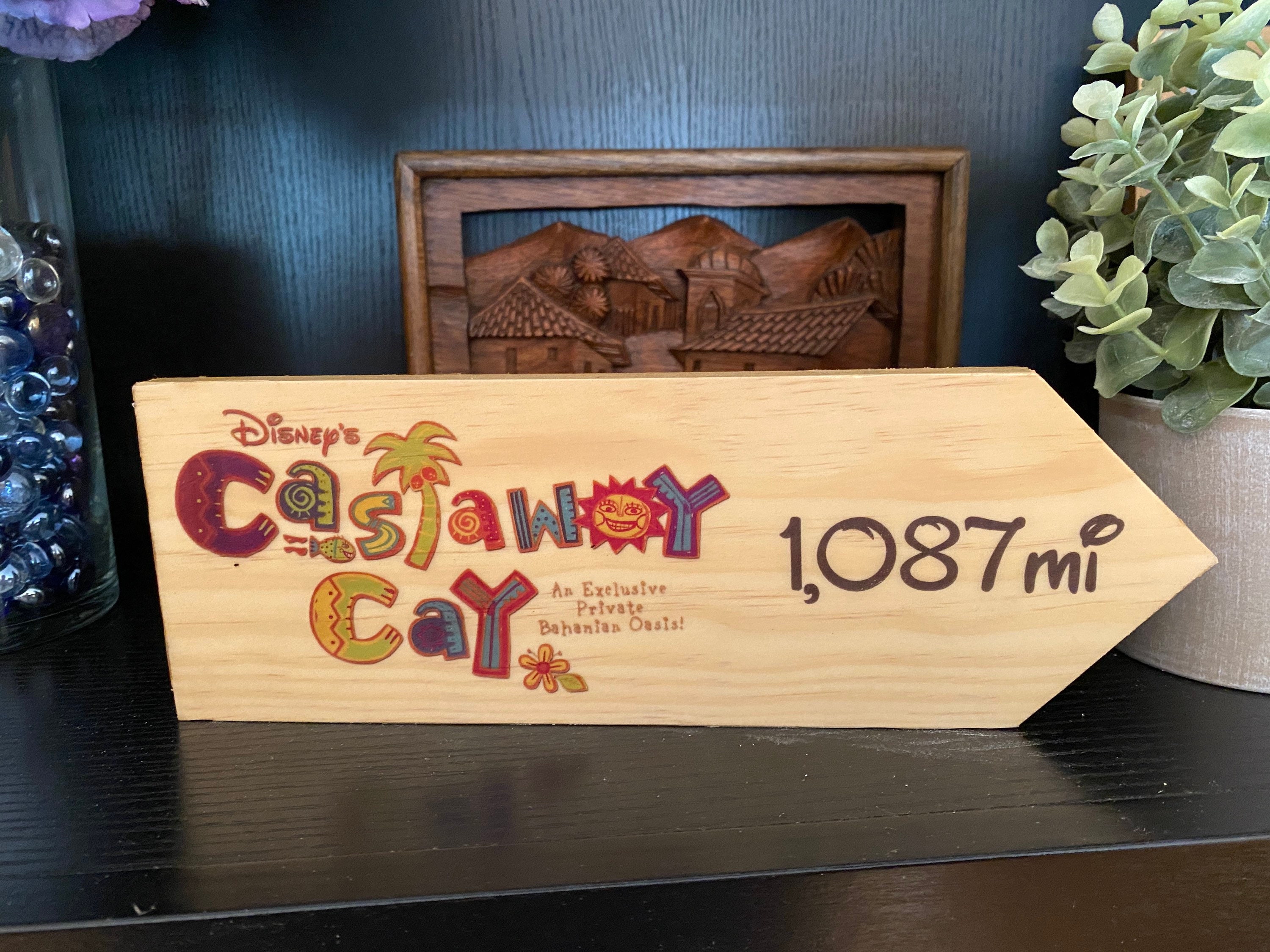 Custom Listing for Sign From YOUR Home to Castaway Cay - (color ...