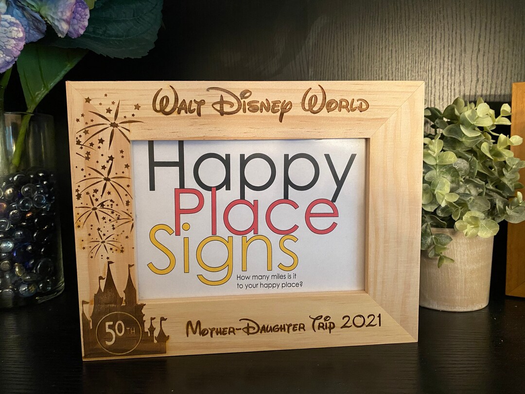 Custom Frame Celebrating Your Vacation - Etsy