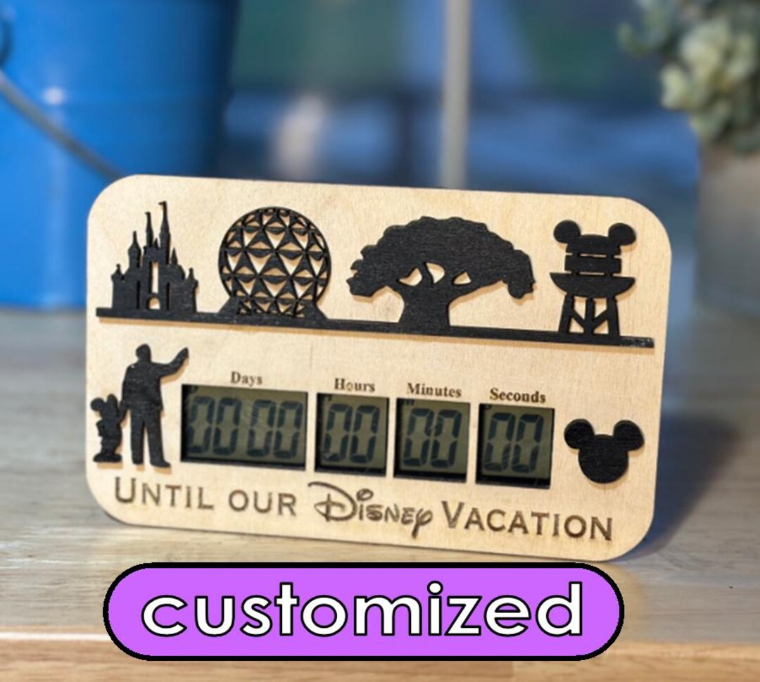 Countdown Clock for Your Next Disney Trip - Etsy