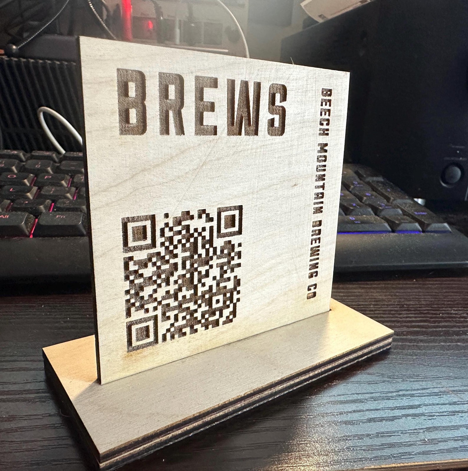 Table Top QR Code Menu - Etsy