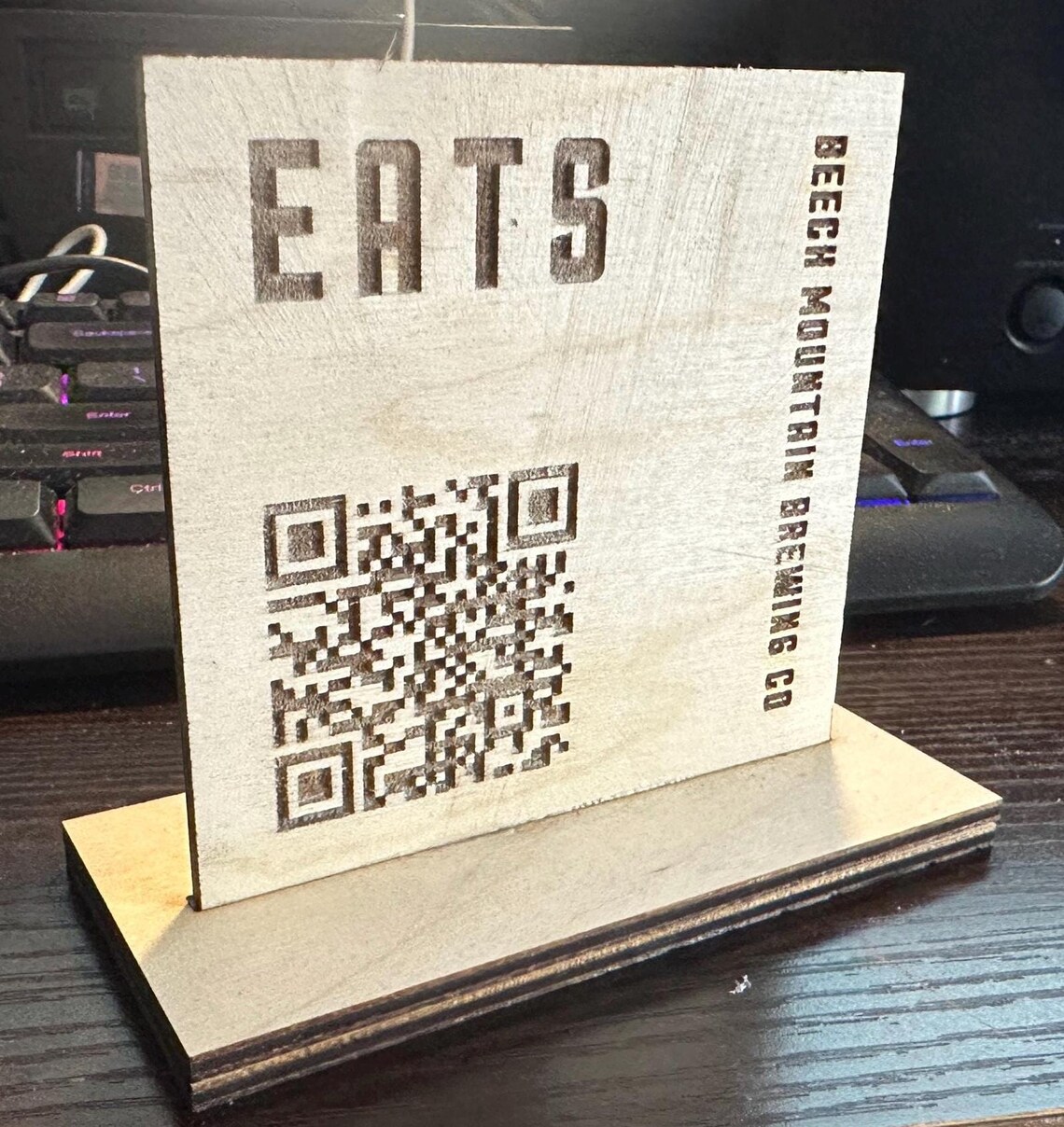 Table Top QR Code Menu - Etsy
