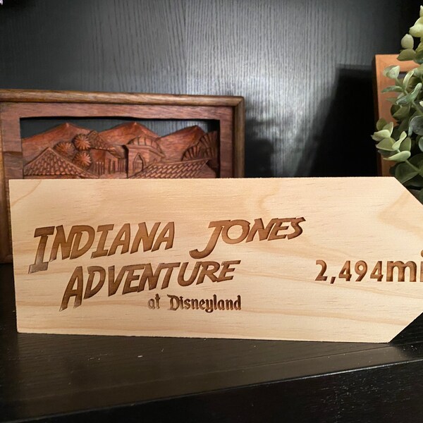 Indiana Jones Ride Sign - Etsy