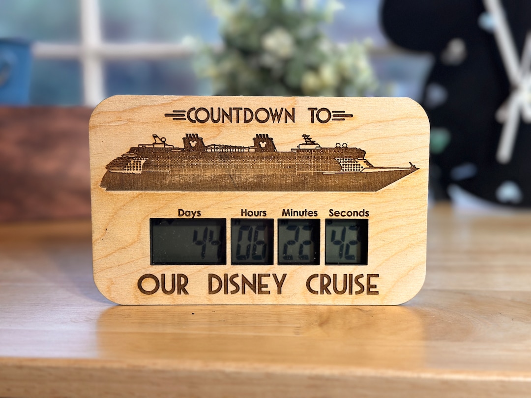 Countdown Clock for Your Next Disney Cruise - Etsy