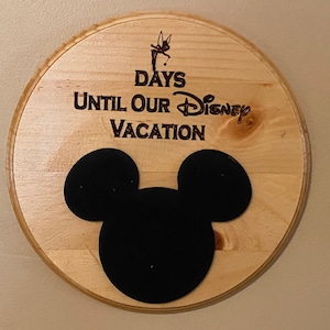 Countdown Sign to Your Next Magical Vacation. - Etsy