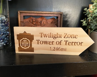 Tower of Terror Sign - Etsy