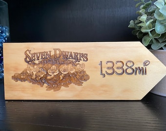 Seven Dwarfs Sign - Etsy