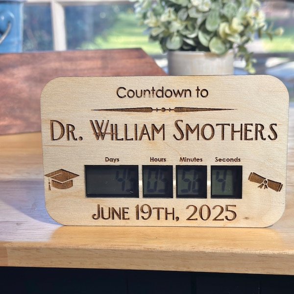 Graduation Countdown - Etsy