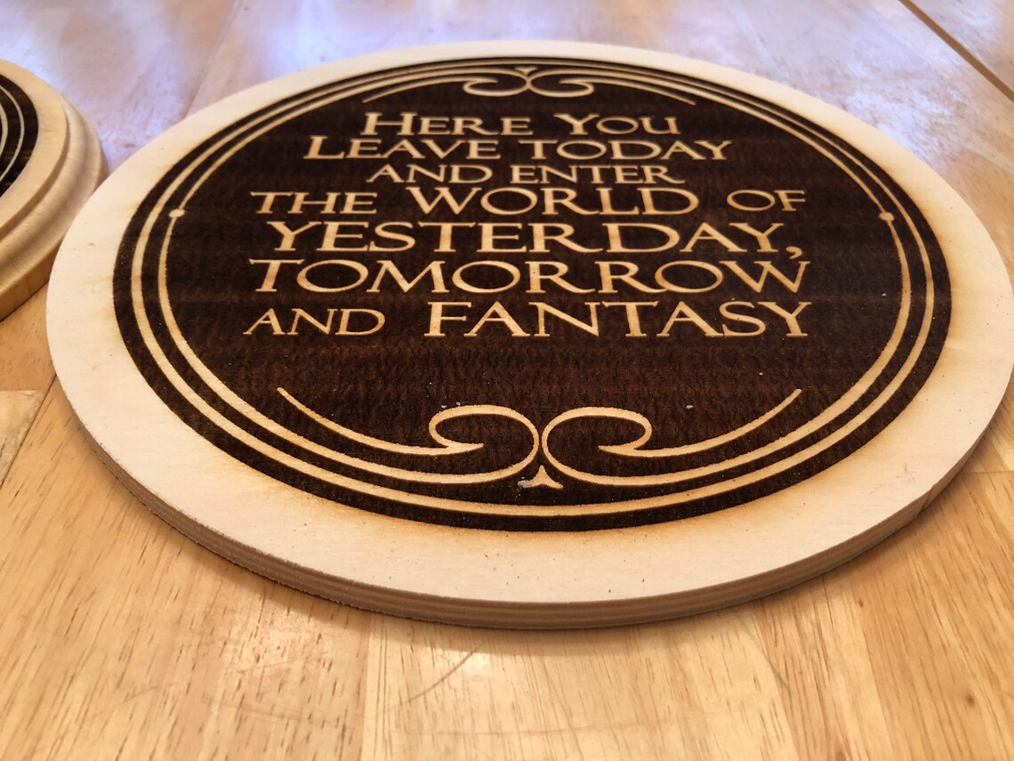 Magic Kingdom Welcome Sign dark Background - Etsy