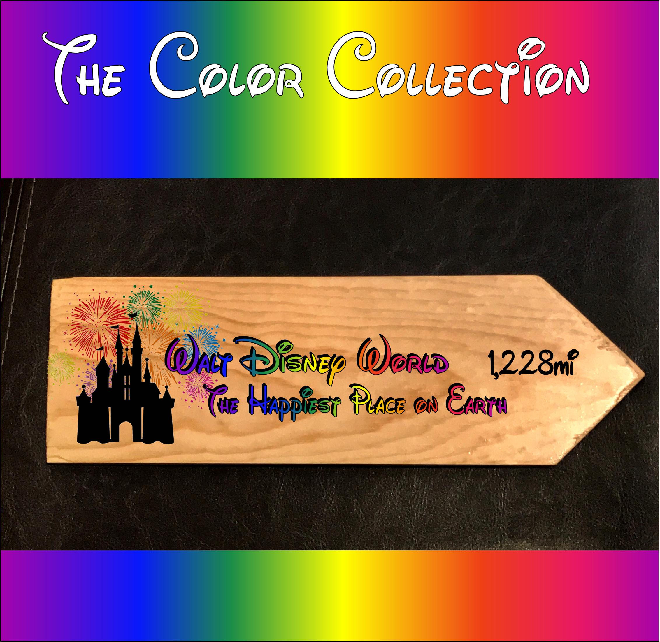 Custom Listing for Sign From YOUR Home to Walt Disney World COLOR ...