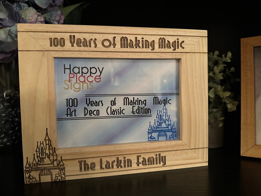 100 Years of Making Magic - CLASSIC ART DECO Frame - Etsy