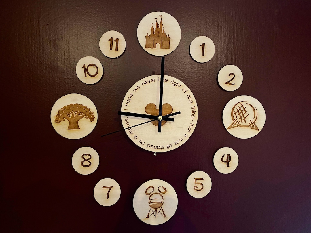 Disney Inspired Clock - Etsy