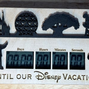 Countdown Clock for Your Next Disney Trip - Etsy