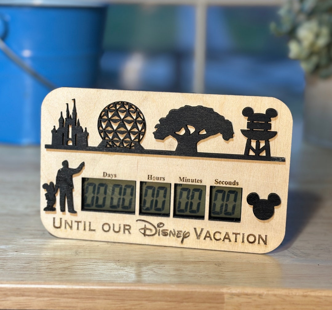 Countdown Clock for Your Next Disney Trip - Etsy