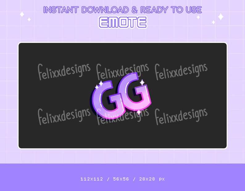 Twitch Channel Point Twitch Emote Bit Badges GG Emote Good Game Twitch ...