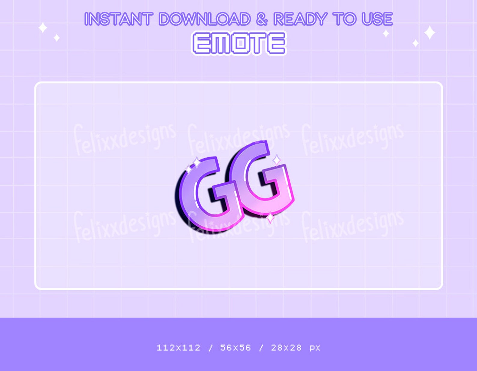 Twitch Channel Point Twitch Emote Bit Badges GG Emote Good Game Twitch ...