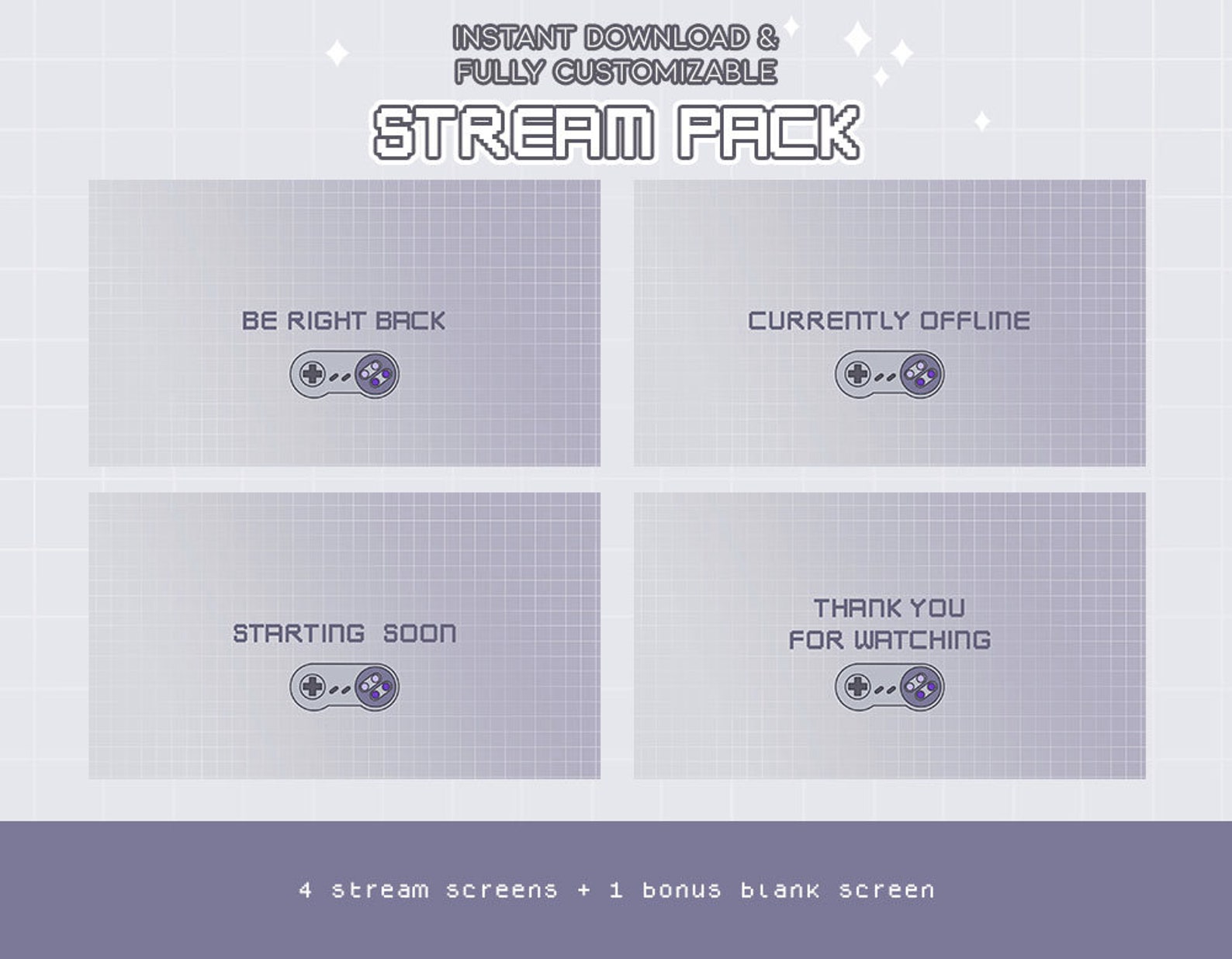 SNES Retro Twitch Overlay Pack Twitch Stream Pack Twitch | Etsy