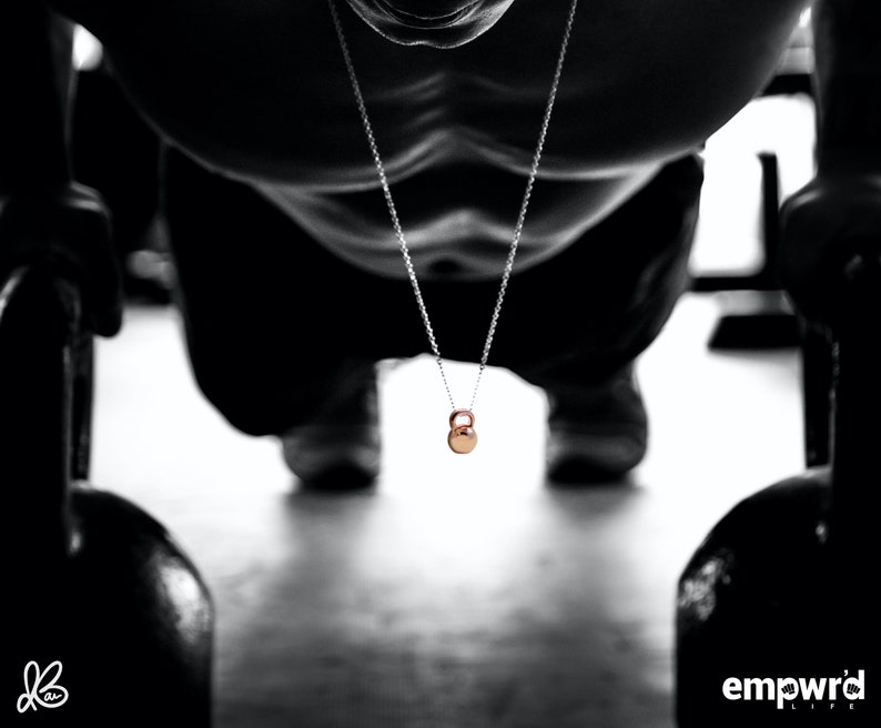 Premium Kettlebell Pendant Necklace – Motivational Fitness Jewelry ...