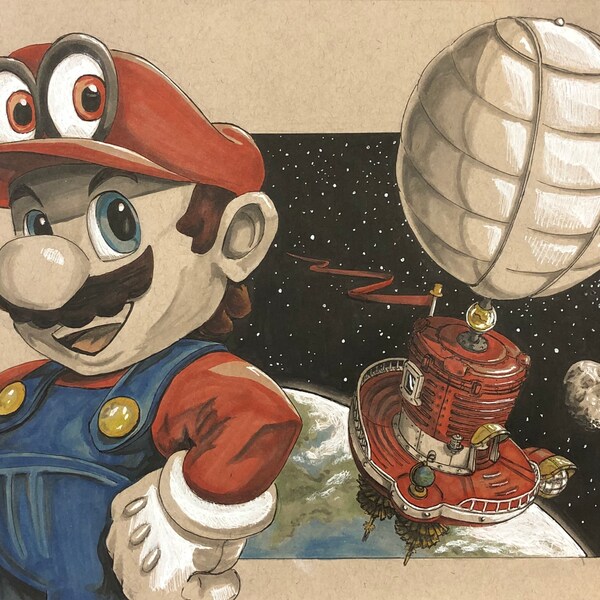 Mario Odyssey - Etsy