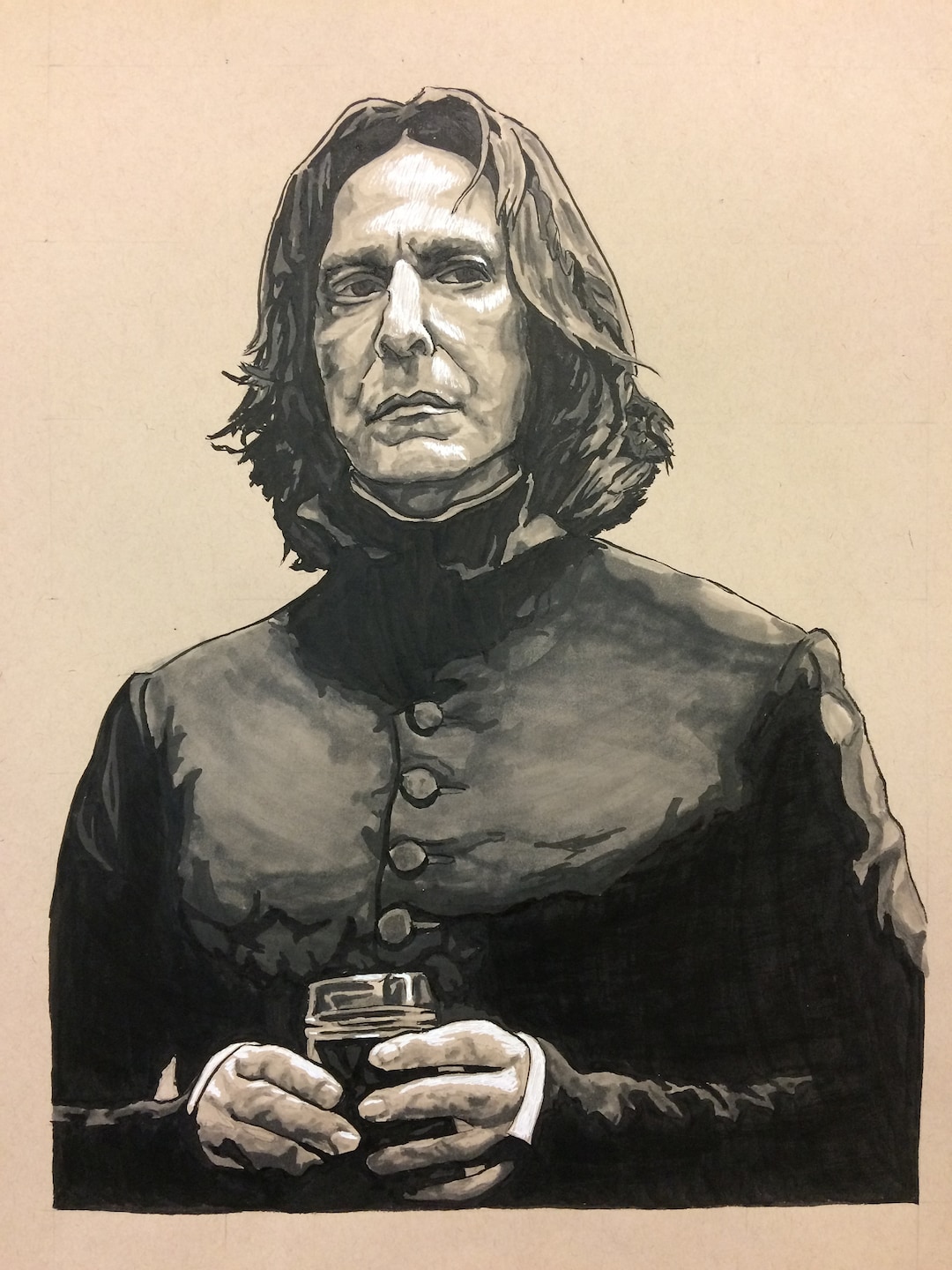 Harry Potter Severus Snape Original Artwork Print - Etsy