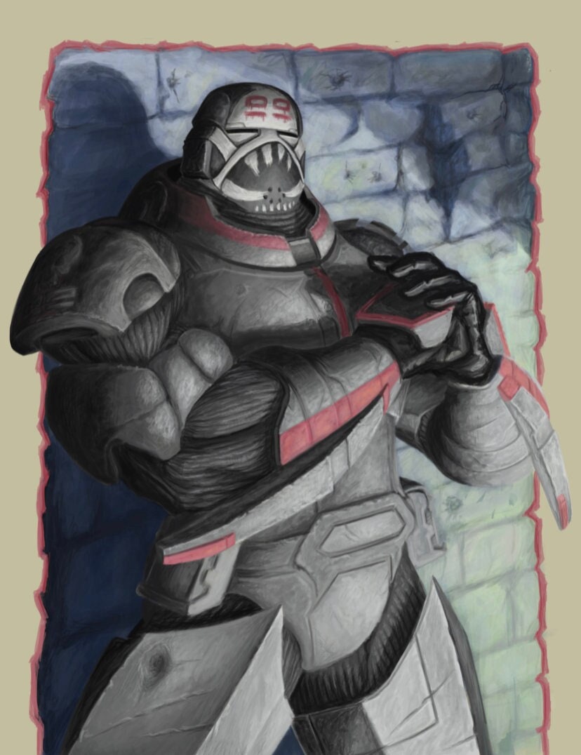 Star Wars Bad Batch Wrecker Original Art Print - Etsy Canada