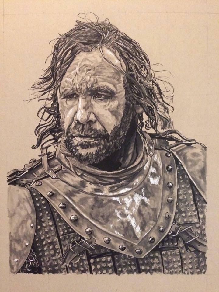 The Hound Game Of Thrones Art