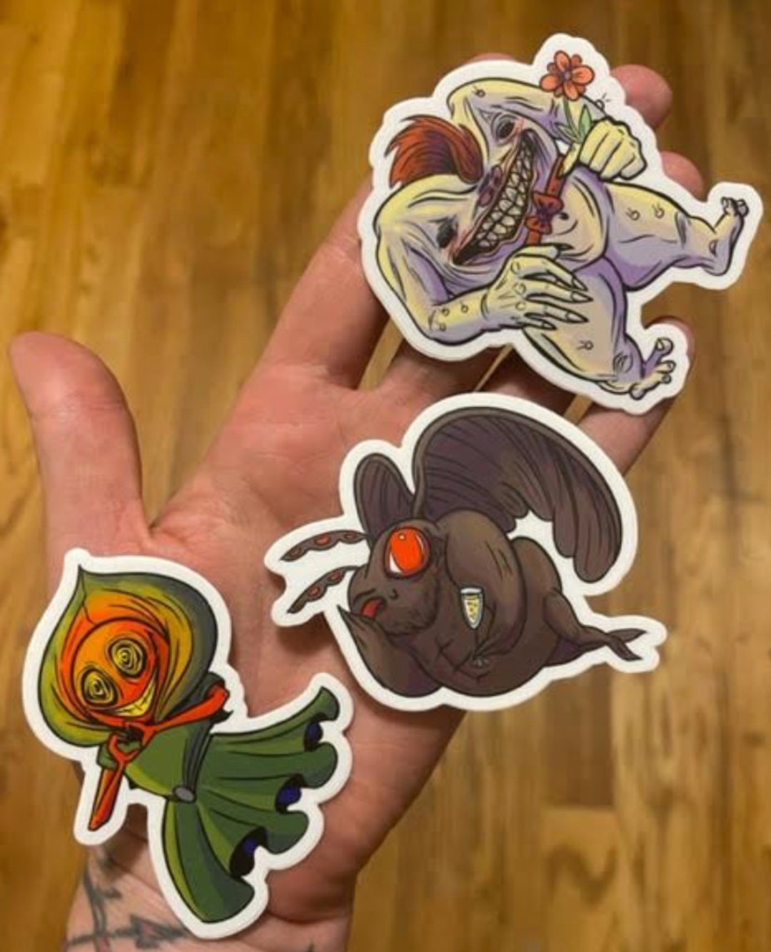 West Virginia Cryptid Sticker Collection: Mothman, Flatwoods Monster ...