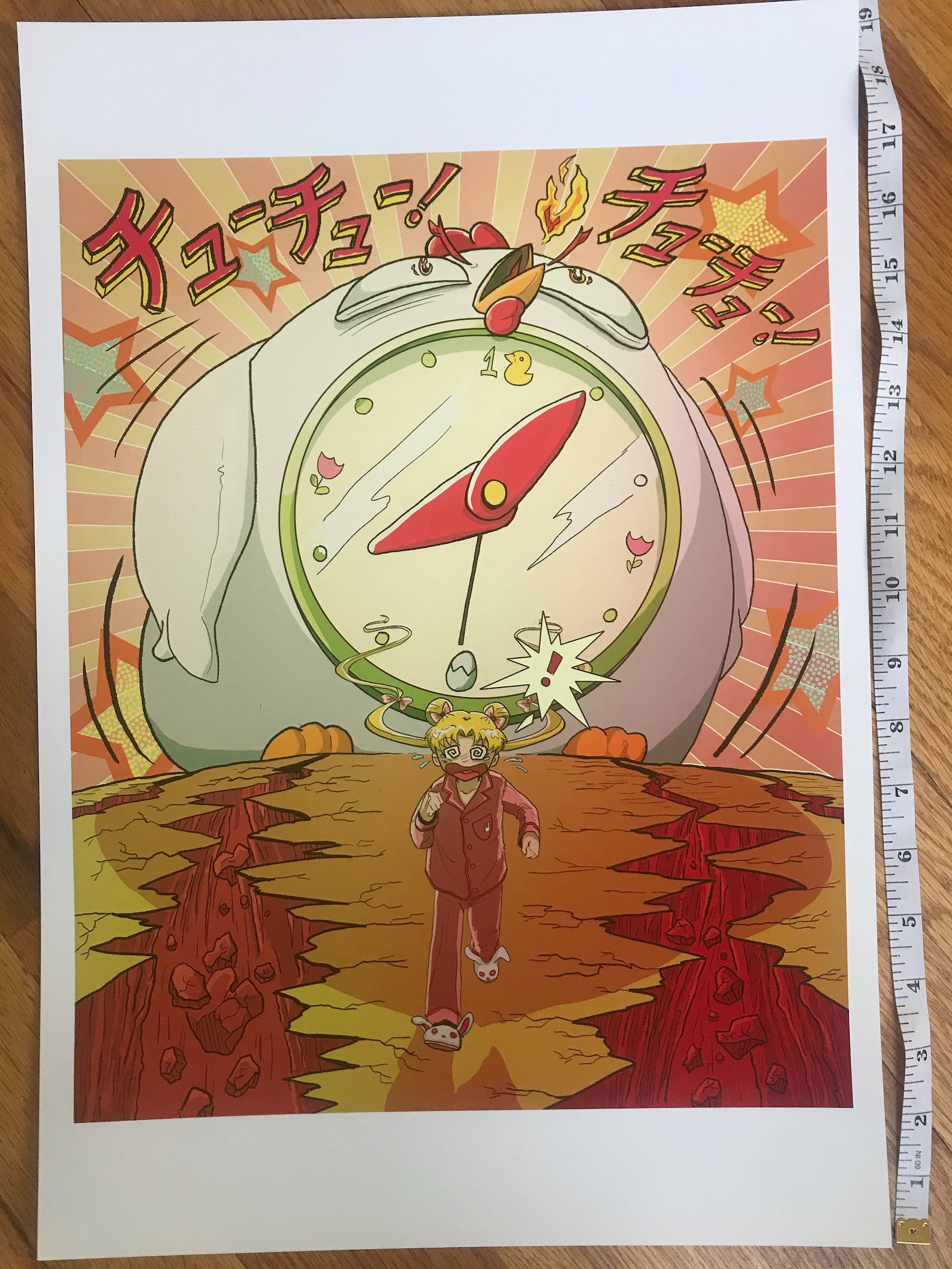 Usagi's Chicken Clock - Etsy
