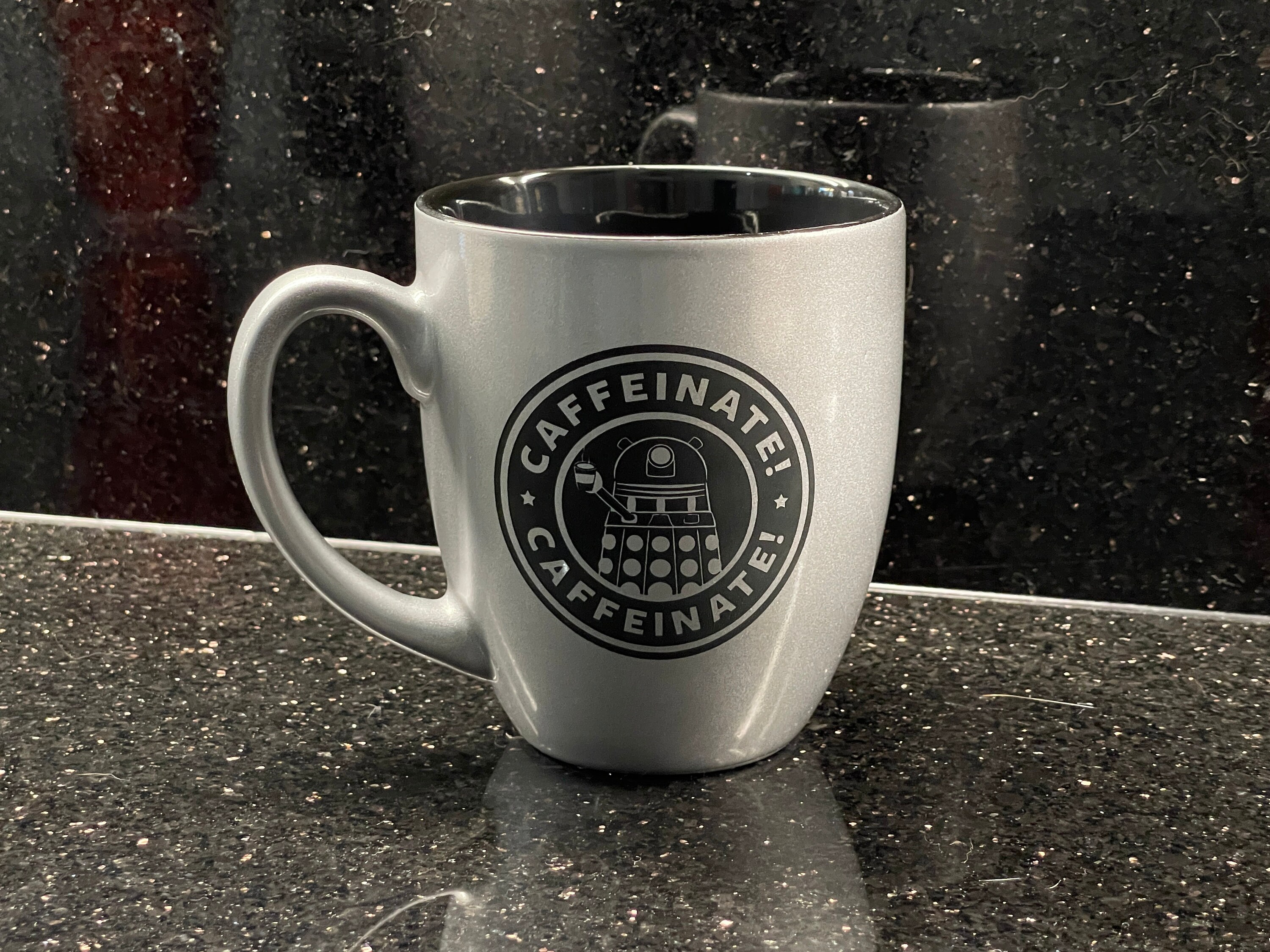 Dalek Caffeinate Coffee Mug Large Doctor Who Inspired - Etsy