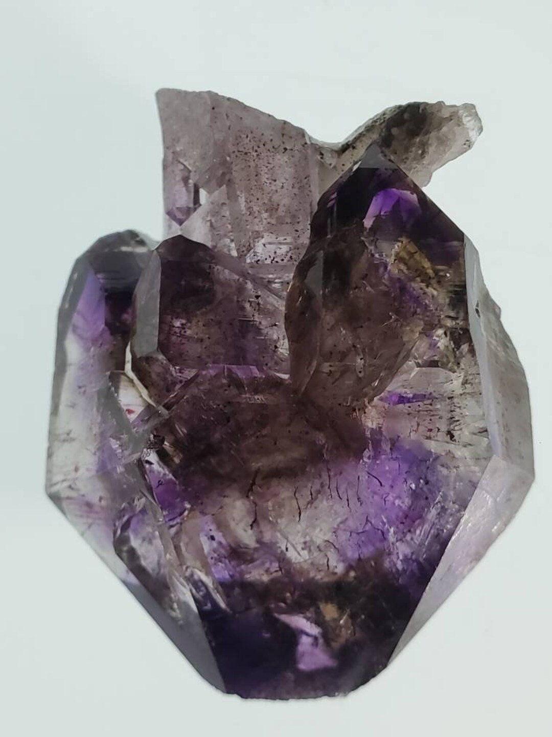 Exceptional 2" Amethyst Scepter From Recent Discovery in Zambia. Top ...