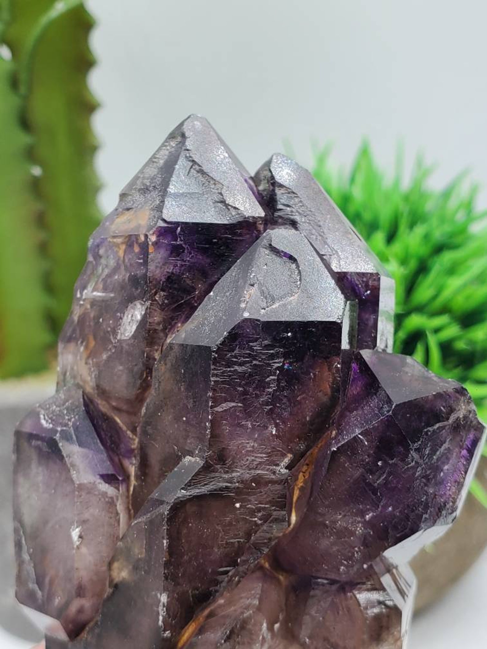 Exceptional 3.5" Amethyst Scepter From Recent Discovery in Zambia. Top ...